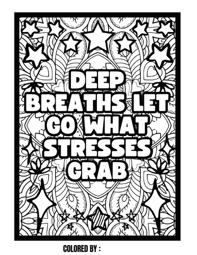 10 Self-Regulation Resources, Help Kids Stay Calm Mandala Coloring ...