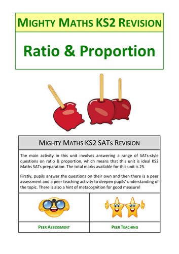 Mighty Maths KS2 SATs Ratio Revision | Teaching Resources