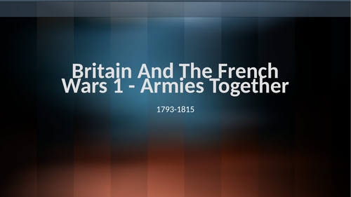 A Level: EDEXCEL: Route 36: British Experience of Warfare: Depth ...