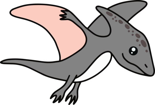 Cute Dinosaur Clipart- 30 clip arts - With Colors and Black and White ...