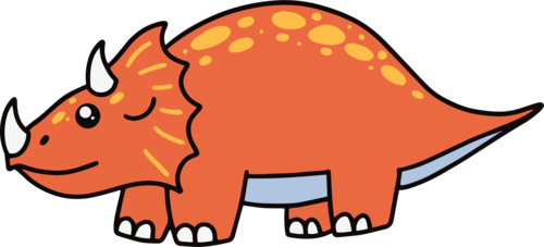 Cute Dinosaur Clipart- 30 clip arts - With Colors and Black and White ...