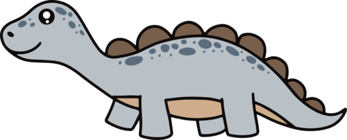 Cute Dinosaur Clipart- 30 clip arts - With Colors and Black and White ...