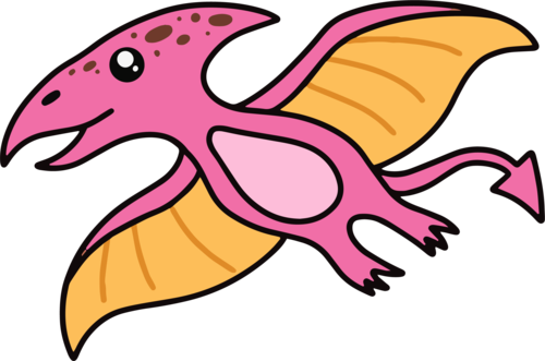 Cute Dinosaur Clipart- 30 clip arts - With Colors and Black and White ...