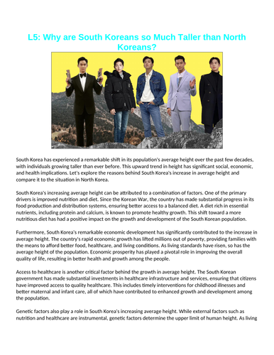 Korean Development | Teaching Resources