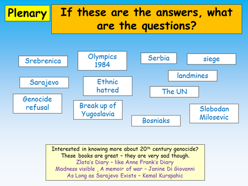 Bosnia Genocide | Teaching Resources