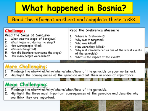 Bosnia Genocide | Teaching Resources