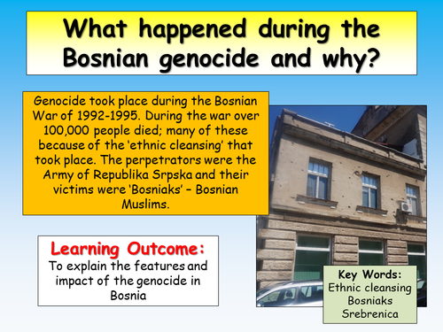 Bosnia Genocide | Teaching Resources