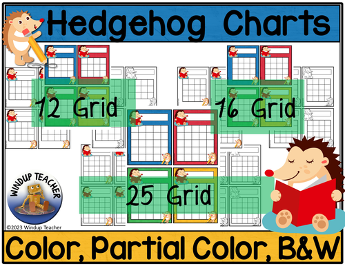 Hedgehog Sticker Charts Printable Incentive Reward Reproducibles ...