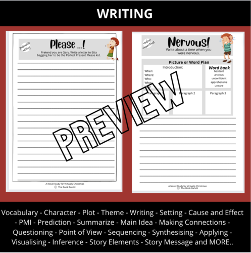 VIRTUALLY CHRISTMAS by David Baddiel NOVEL STUDY and Book Companion ...