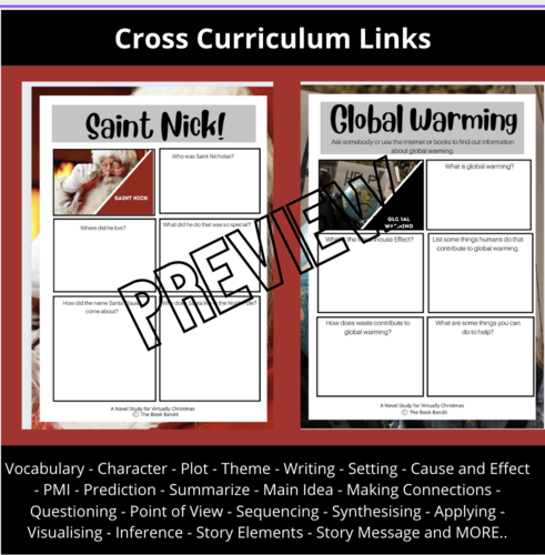 VIRTUALLY CHRISTMAS by David Baddiel NOVEL STUDY and Book Companion ...