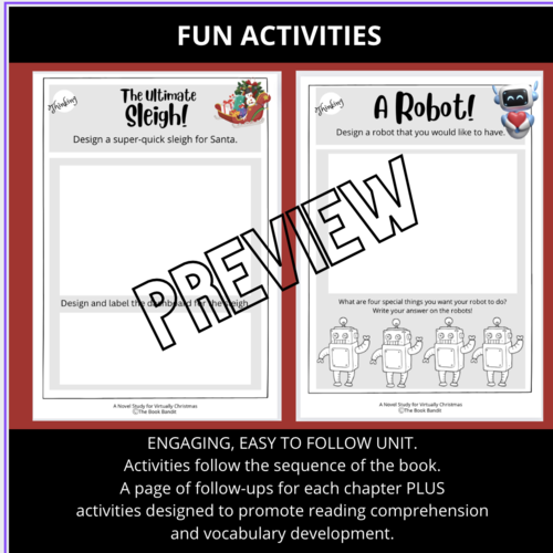 VIRTUALLY CHRISTMAS by David Baddiel NOVEL STUDY and Book Companion ...