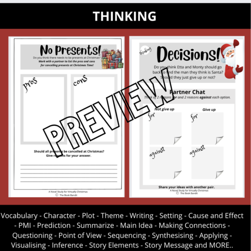 VIRTUALLY CHRISTMAS by David Baddiel NOVEL STUDY and Book Companion ...