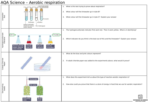 Aqa Bioenergetics Aerobic Respiration Teaching Resources