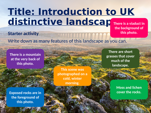 WJEC GCSE Theme 1: L1: Landscapes and Physical Processes – Introduction ...