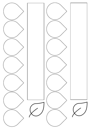 Remembrance Poppy Cut and Colour Sheet | Teaching Resources