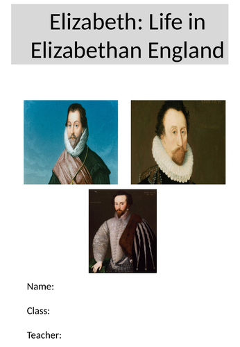 AQA Elizabeth: Life in Elizabethan England revision guide | Teaching ...