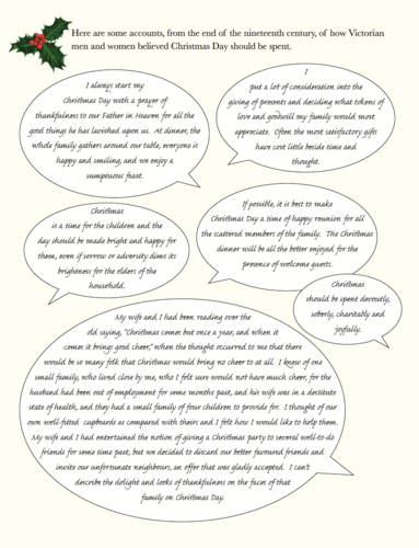 Looking Back - A Victorian Christmas - Age 8-12 | Teaching Resources