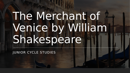 The Merchant of Venice Scene Summaries & Student Tasks- Junior Cycle English | Teaching Resources