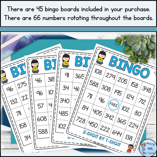 Multi-Digit Multiplication Bingo Game | 2-Digit by 1-Digit | Teaching ...