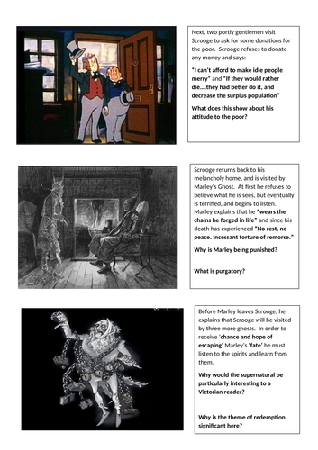 Stave One summary for A Christmas Carol | Teaching Resources