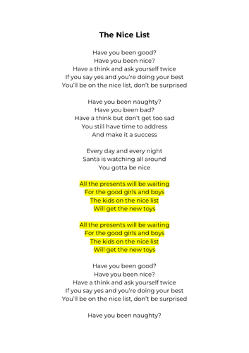 Christmas Karaoke Videos and Song Lyrics | Teaching Resources