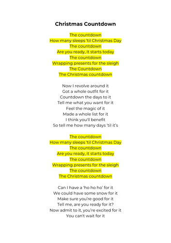 Christmas Karaoke Videos and Song Lyrics | Teaching Resources