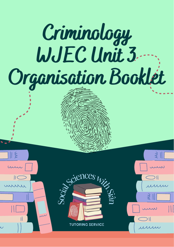 Criminology Unit 3 complete booklet | Teaching Resources Criminology Unit 3 complete booklet | Teaching Resources