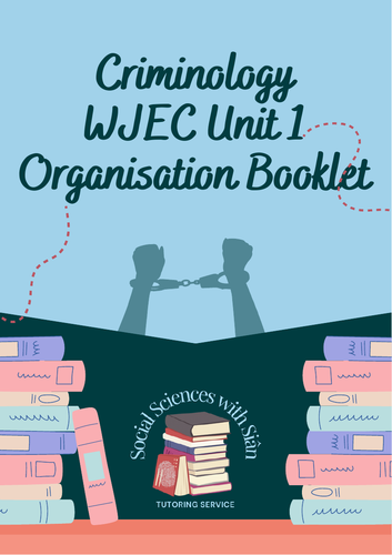 Criminology Unit 1 Complete Booklet | Teaching Resources Criminology Unit 1 Complete Booklet | Teaching Resources