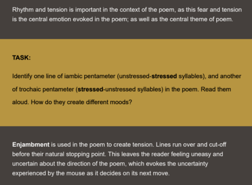 'Cat and Mouse' by Ted Hughes - Complete Lesson + Study Guide ...