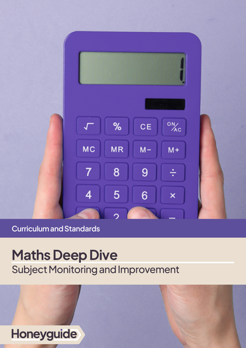 Maths Deep Dive and Subject Knowledge Pack | Teaching Resources