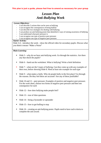 Anti Bullying Week | Teaching Resources