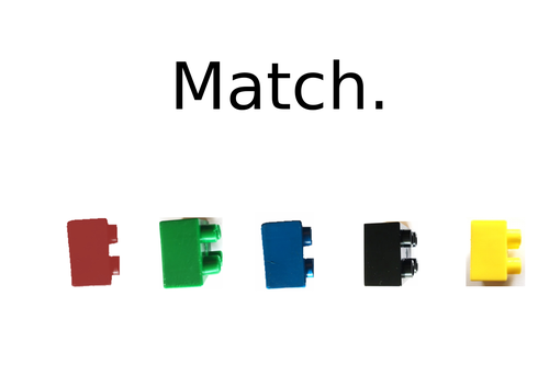 Teacch workstation tasks 27 different tasks colour match duplo ...