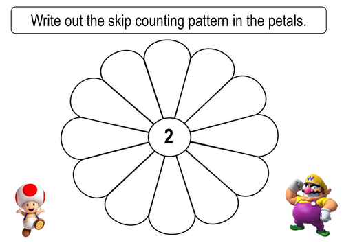 Super Mario Themed Skip Counting Activities | Teaching Resources