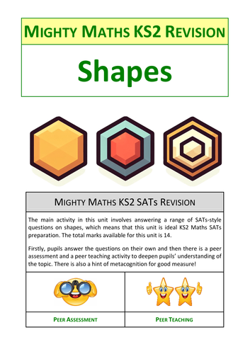 Mighty Maths KS2 SATs Shapes Revision | Teaching Resources