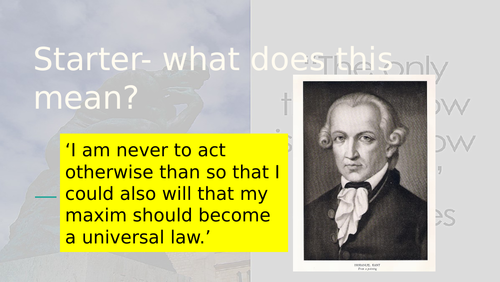 A-Level Philosophy (AQA) - Moral Philosophy | Teaching Resources A-Level Philosophy (AQA) - Moral Philosophy | Teaching Resources
