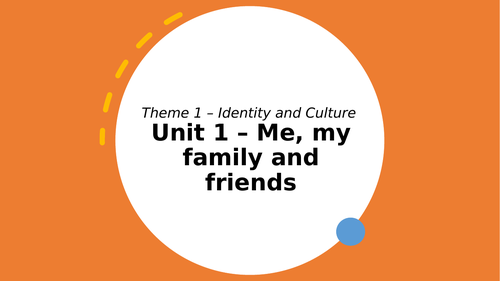 Me, my family and friends - GCSE Spanish AQA | Teaching Resources