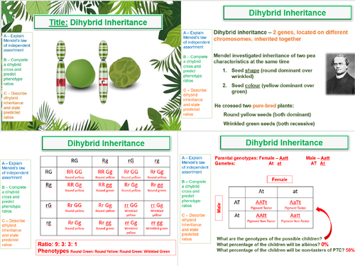 Inherited Change - AQA A Level Biology (A2- Topic 17) -Topic bundle ...