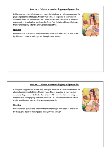 A-Level Psychology - BAILLARGEON'S EXPLANATION OF INFANT ABILITIES ...