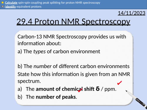 OCR A level Chemistry: Chromatography and Spectroscopy | Teaching Resources