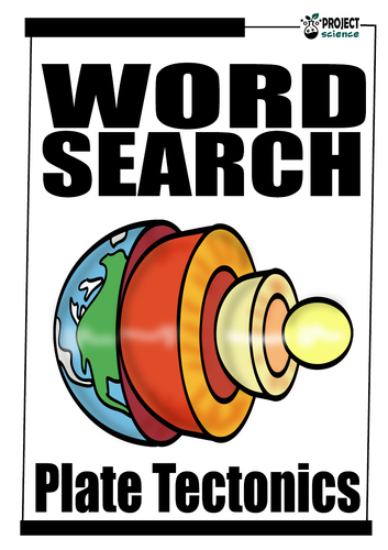 Plate Tectonics Word Search | Teaching Resources