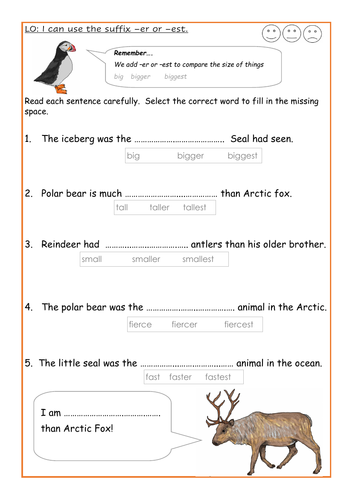 Arctic Animals - KS1 story writing | Teaching Resources