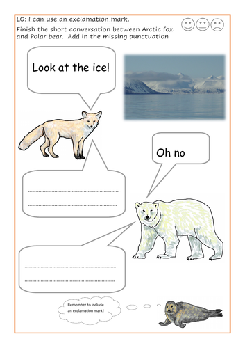 Arctic Animals - KS1 story writing | Teaching Resources