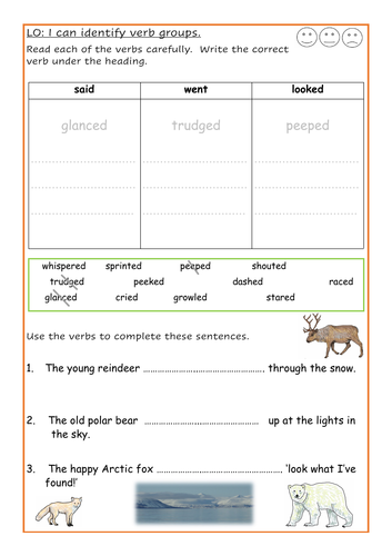Arctic Animals - KS1 story writing | Teaching Resources
