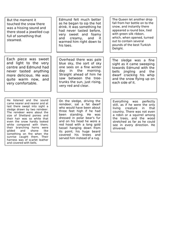 The Lion, the Witch and the Wardrobe - Week 1 | Teaching Resources