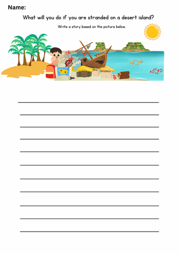 What will you do if you are stranded on a desert island? | Teaching ...