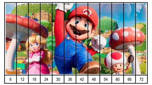 Super Mario Themed Skip Counting Activities 3s, 4s, 6s, 8s | Teaching ...