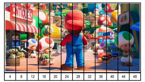 Super Mario Themed Skip Counting Activities 3s, 4s, 6s, 8s | Teaching ...