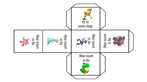 Super Mario Themed Skip Counting Activities 3s, 4s, 6s, 8s | Teaching ...
