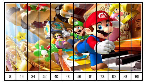 Super Mario Themed Skip Counting Activities 3s, 4s, 6s, 8s | Teaching ...