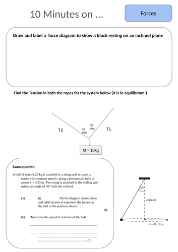 A4 Rigid Body Mechanics IB Physics | Teaching Resources